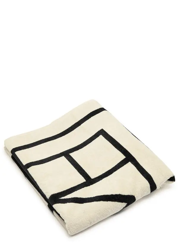 TOTEME Monogram-jacquard Beach Towel