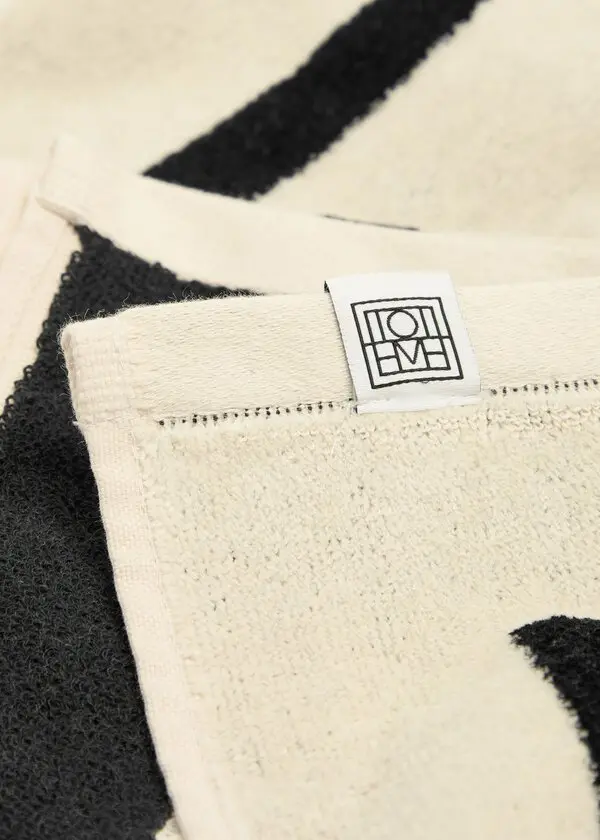 TOTEME Monogram-jacquard Beach Towel
