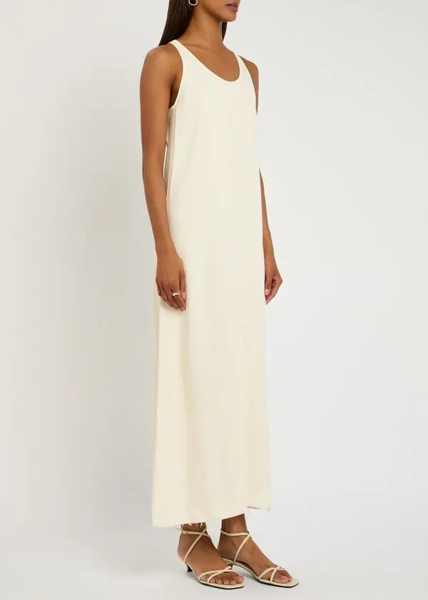 TOTEME Woven Midi Dress - Beige