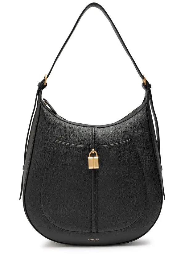 DEMELLIER Siena Grained Leather Tote - Black
