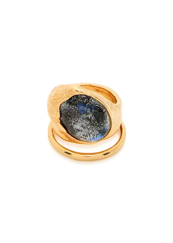 Chloé Amulet Enamelled Ring - Gold