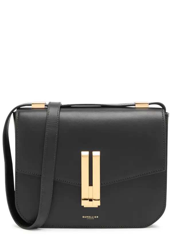 DEMELLIER The Vancouver Leather Cross-body Bag - Black