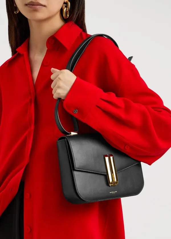 DEMELLIER The Vancouver Leather Cross-body Bag - Black