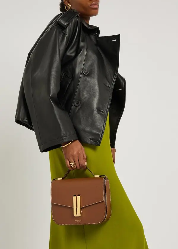 DEMELLIER The Vancouver Leather Cross-body Bag - Tan