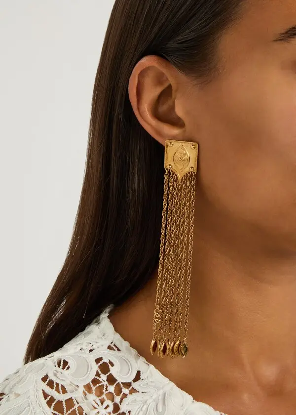 Chloé Amulet Drop Earrings