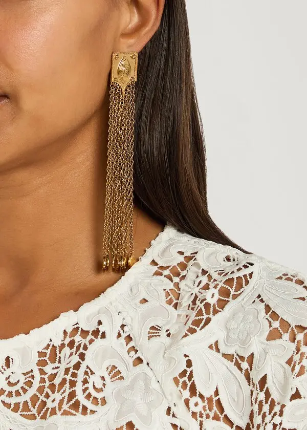Chloé Amulet Drop Earrings