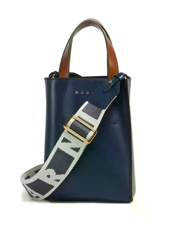 Marni Nano Museo Tote - Blue | Editorialist
