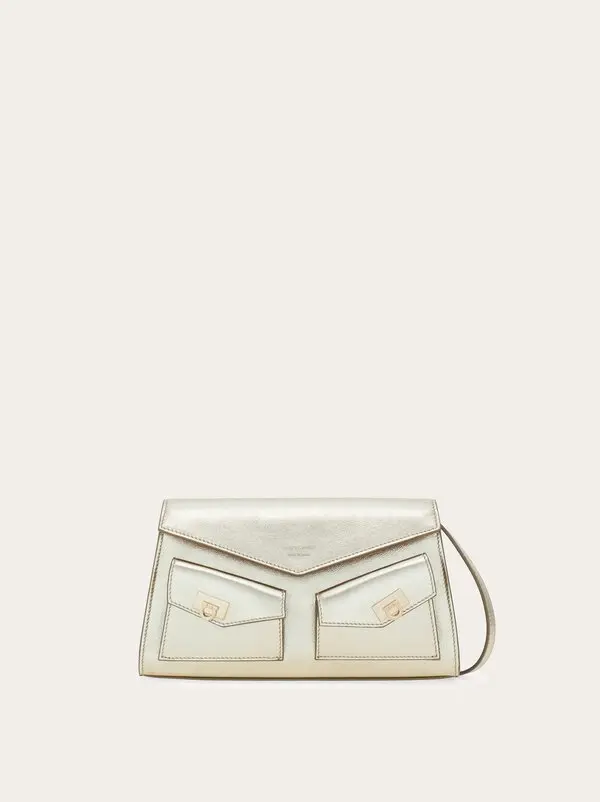 FERRAGAMO Multipocket Mini Bag - Beige