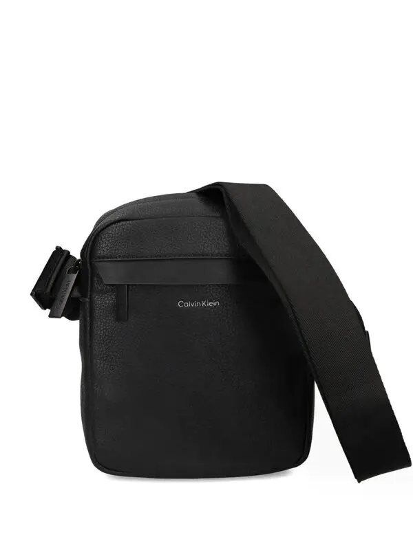 Calvin Klein Textured Crossbody Bag - Black