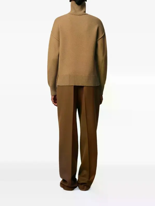 AMI Paris De Coeur Funnel-neck Sweater