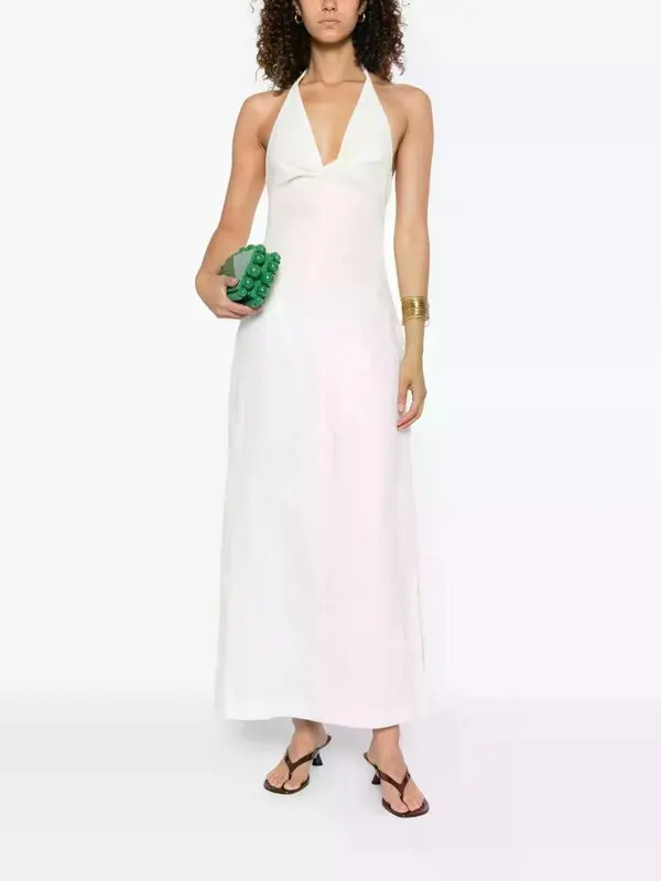 SIR. Halterneck Embroidered Dress