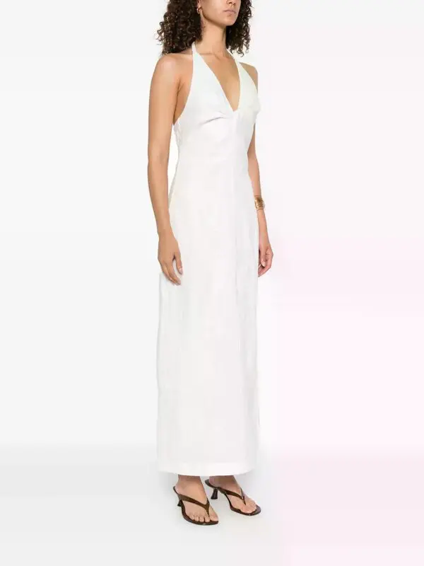 SIR. Halterneck Embroidered Dress