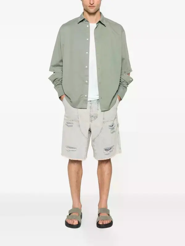 Études Studio Buttoned Sleeve Shirt
