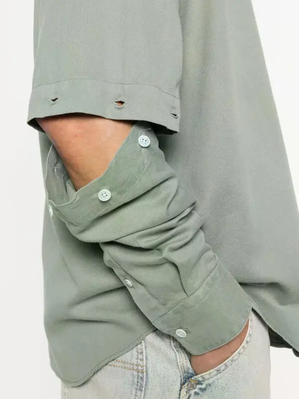 Études Studio Buttoned Sleeve Shirt
