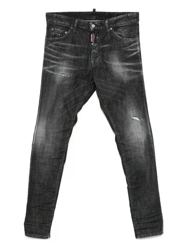 Dsquared2 Distressed Five-pocket Jeans