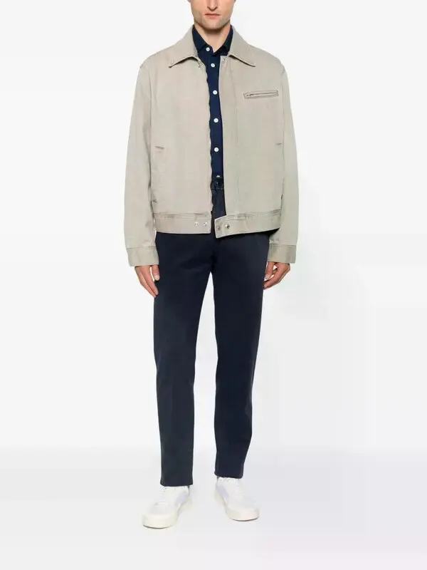 Kiton Long-sleeve Button-down Shirt - Blue