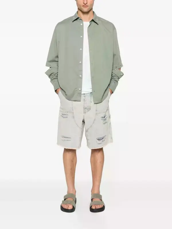 Études Studio Distressed Pocket Shorts