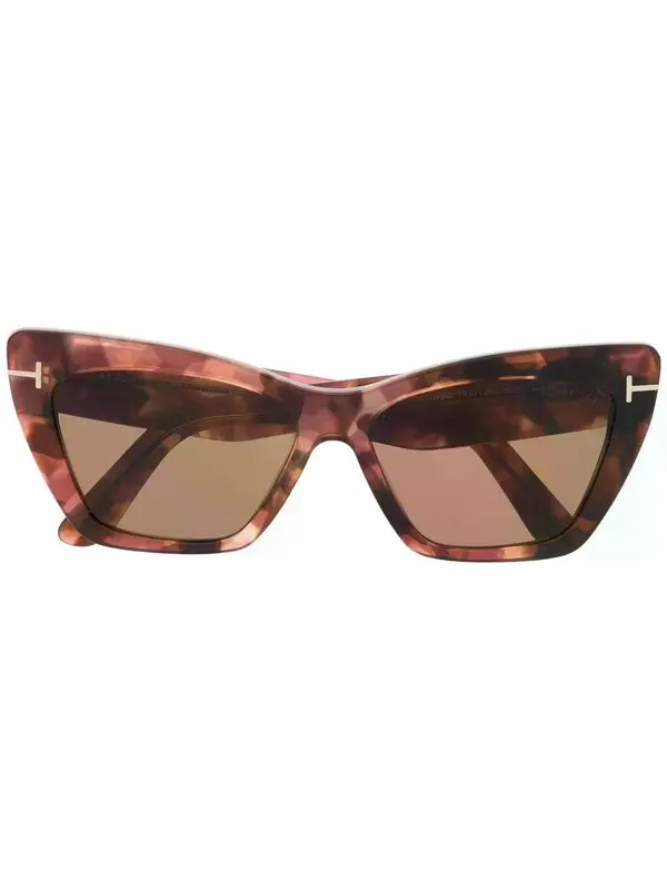 TOM FORD Tortoiseshell Cat-eye Frame Sunglasses - Brown