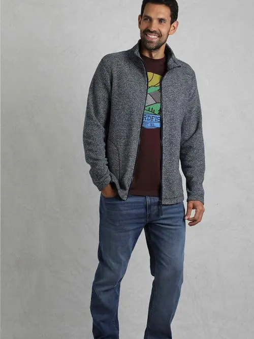 WEIRD FISH Thames Full Zip Fleece