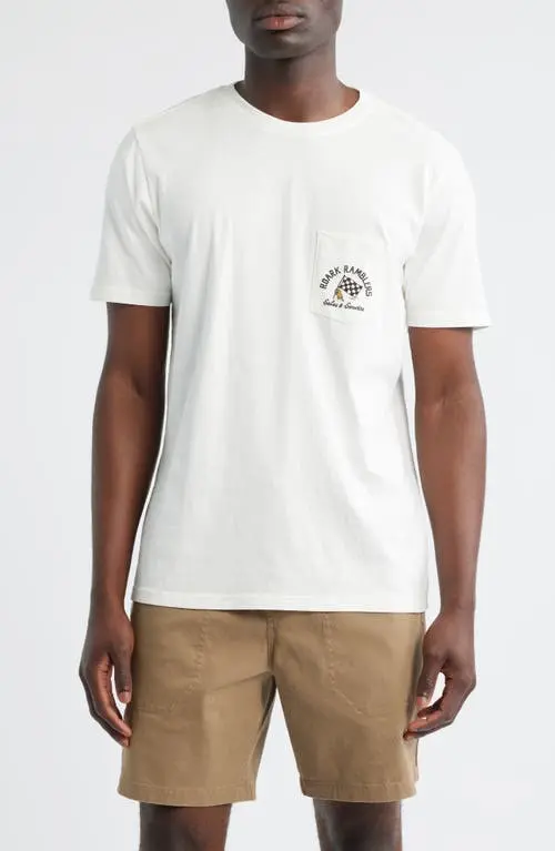 ROARK Ramblers Pocket Graphic T-shirt - Off White