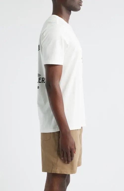 ROARK Ramblers Pocket Graphic T-shirt - Off White