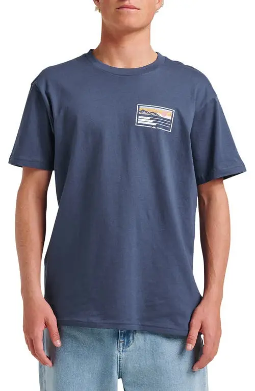 Quiksilver Coastal Vibes Graphic T-shirt - Navy