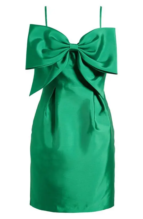 Eliza J Bow Mikado Cocktail Dress
