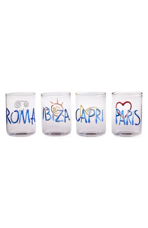 Jonathan Adler Jet Set Glassware Set - Blue