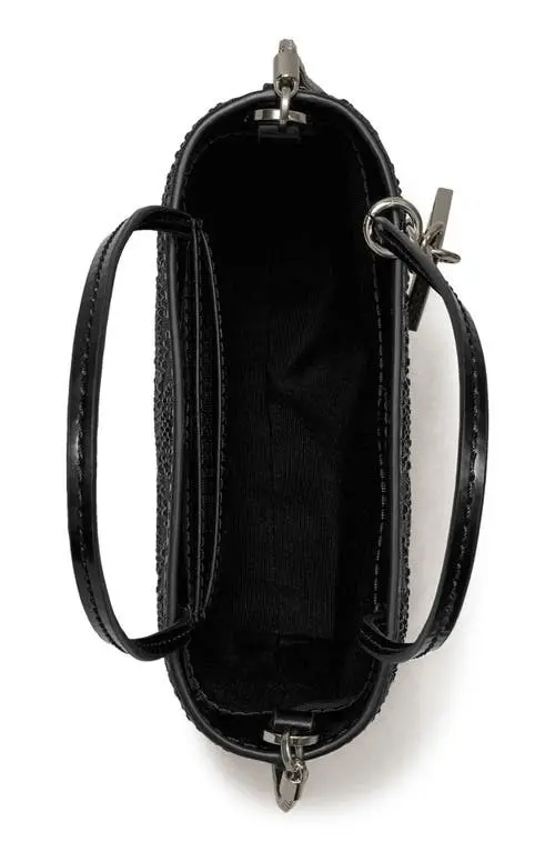 Tory Burch T Monogram Hotfix Embellished Top Handle Bag