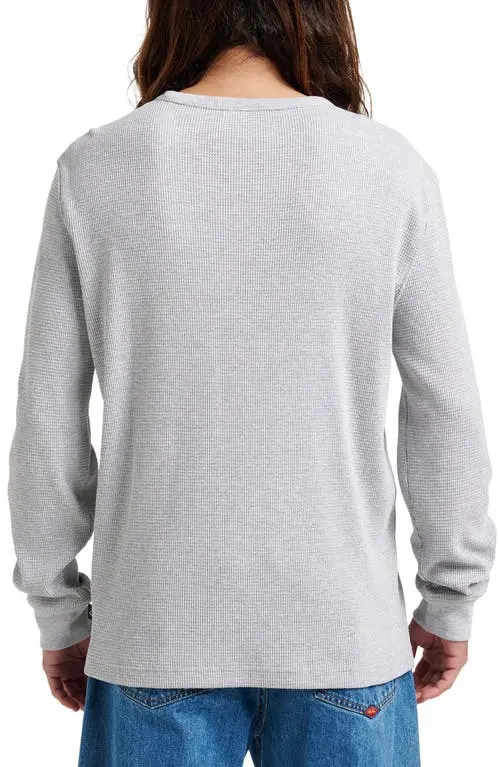 Quiksilver Nelson Long Sleeve Thermal Pullover - Light Gray Heather