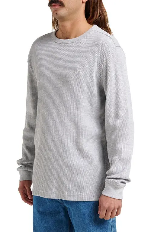 Quiksilver Nelson Long Sleeve Thermal Pullover - Light Gray Heather