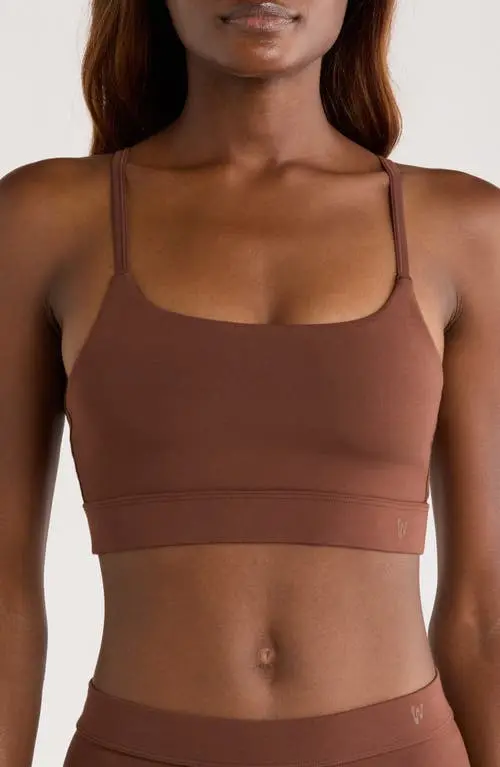 WOXER Luxe Icon Stretch Modal Adjustable Bralette - Espresso