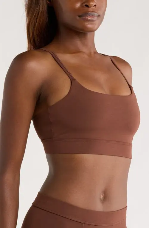 WOXER Luxe Icon Stretch Modal Adjustable Bralette - Espresso