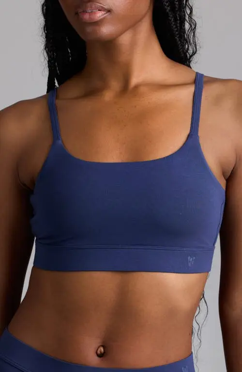 WOXER Luxe Icon Stretch Modal Adjustable Bralette - Navy