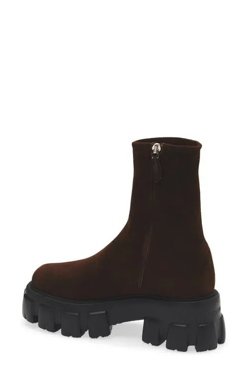 Prada Monolith Lug Sole Bootie
