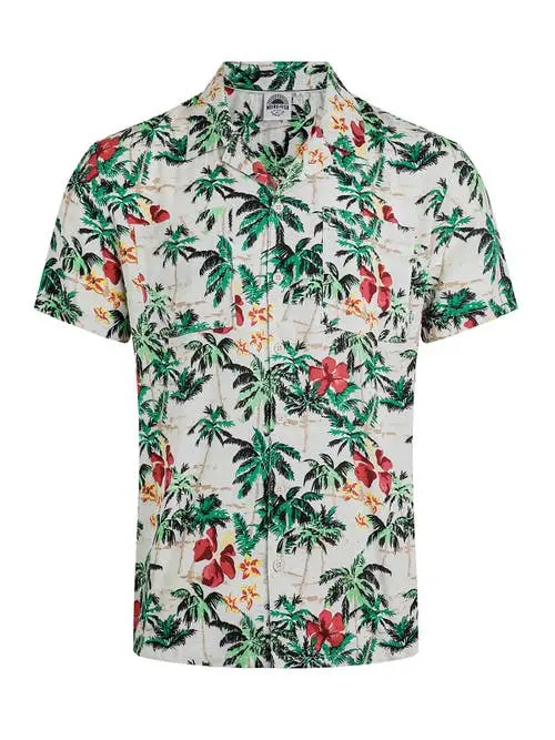 WEIRD FISH Holborn Hawaiian Shirt