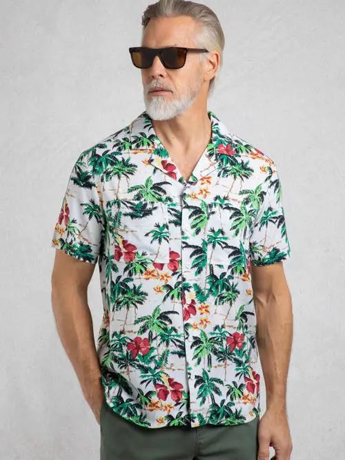 WEIRD FISH Holborn Hawaiian Shirt