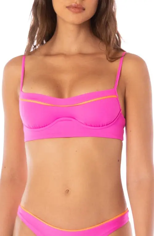 MAAJI Poppy Shore Underwire Bikini Top - Pink