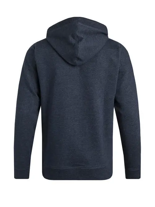 WEIRD FISH Bryant Graphic Popover Hoodie - Dark Navy