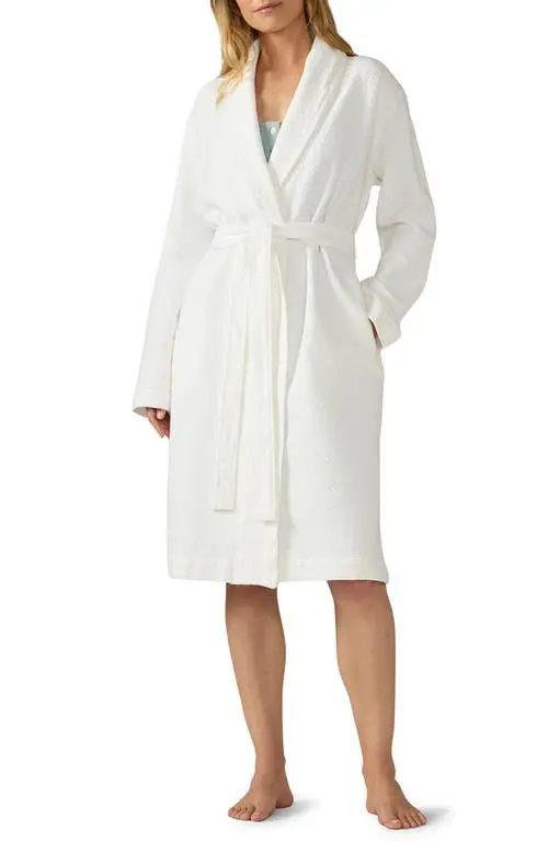 COYUCHI Adriatic Organic Cotton Robe - Alpine White