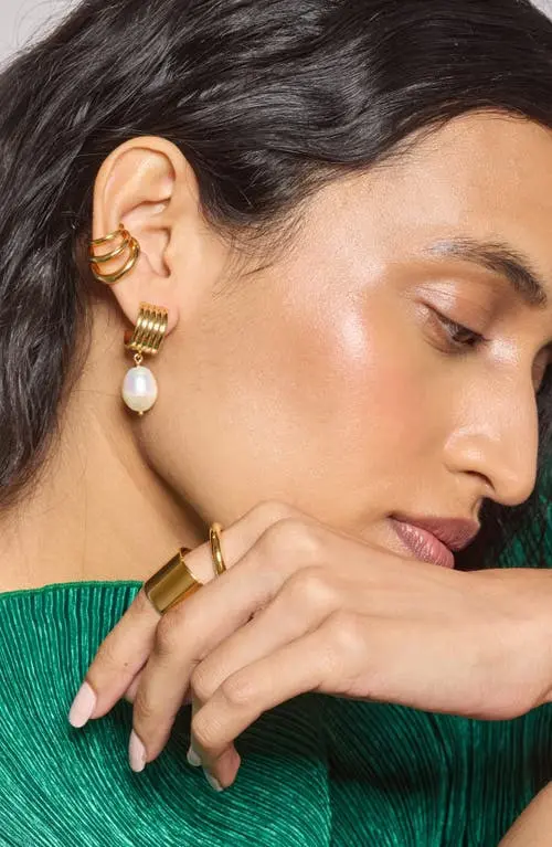 Lady Grey Triple Ear Cuff - Gold