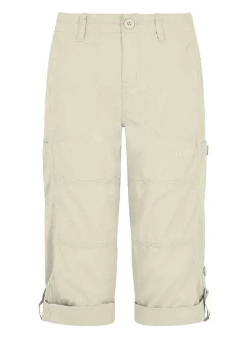 WEIRD FISH Salena 3/4 Length Trousers - Oyster