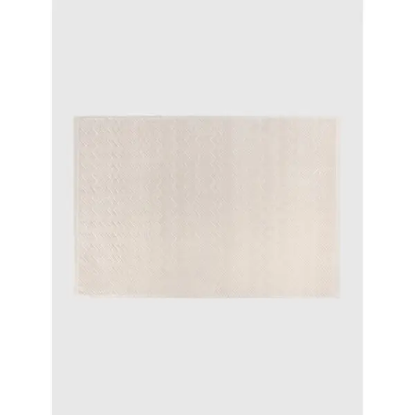 Missoni Chalk 60x90 Cm Cotton Zigzag Bath Mat - Brown