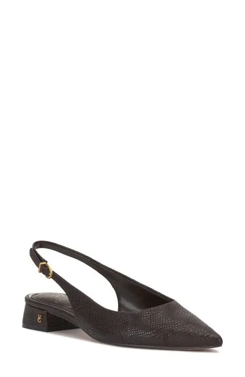 Vince Camuto Valiey Slingback Flat - Brown Multi