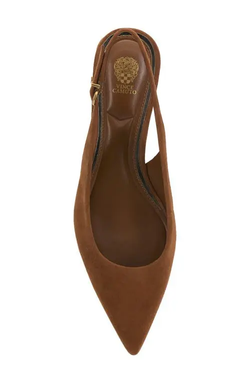 Vince Camuto Valiey Slingback Flat - Burnt Sugar
