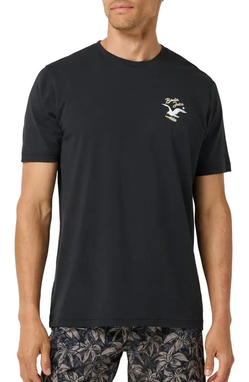 Travis Mathew Drink Ticket Graphic T-shirt - Black