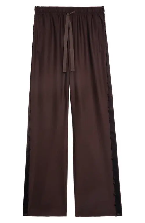 Zadig&Voltaire Poma Tailleur Drawstring Pants - Dark Chocolate