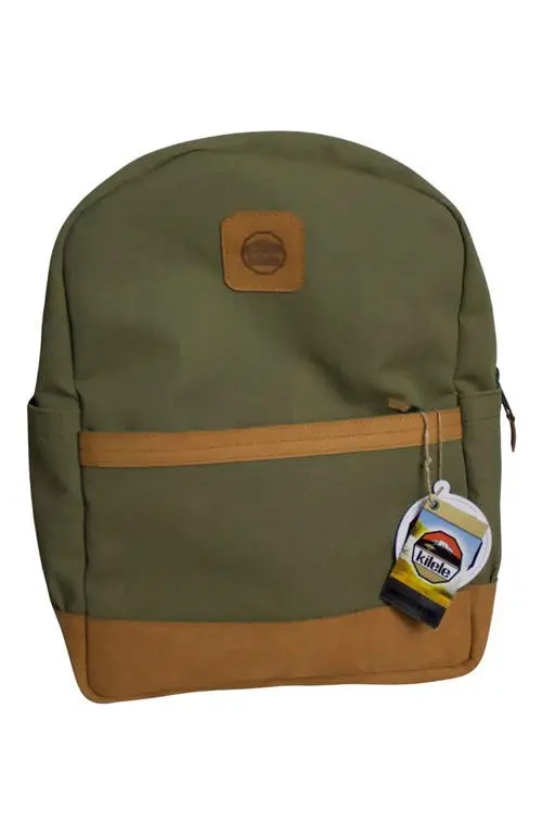 JUBILEE TRADING CO. Cape Buffalo Book Bag - Olive Green