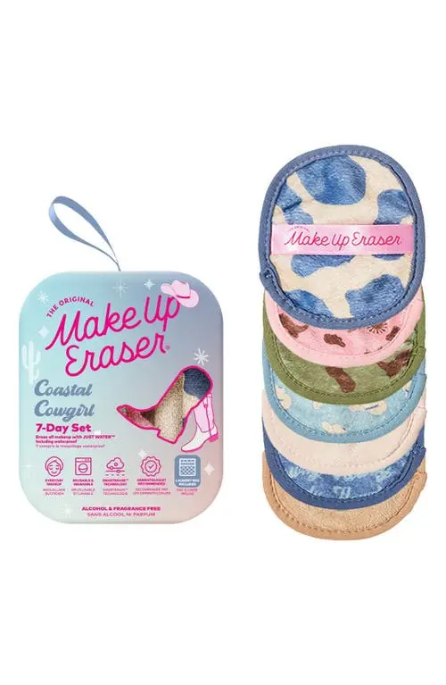 THE ORIGINAL MAKEUP ERASER Coastal Cowgirl 7-day Reusable Makeup Eraser Set - Multi
