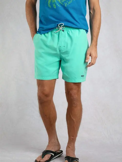 WEIRD FISH Banning Swim Short - Aqua Marine